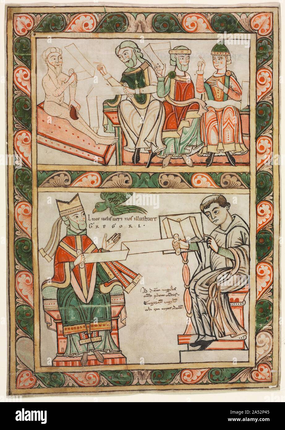 Latin manuscript moralia in job hi-res stock photography and images - Alamy