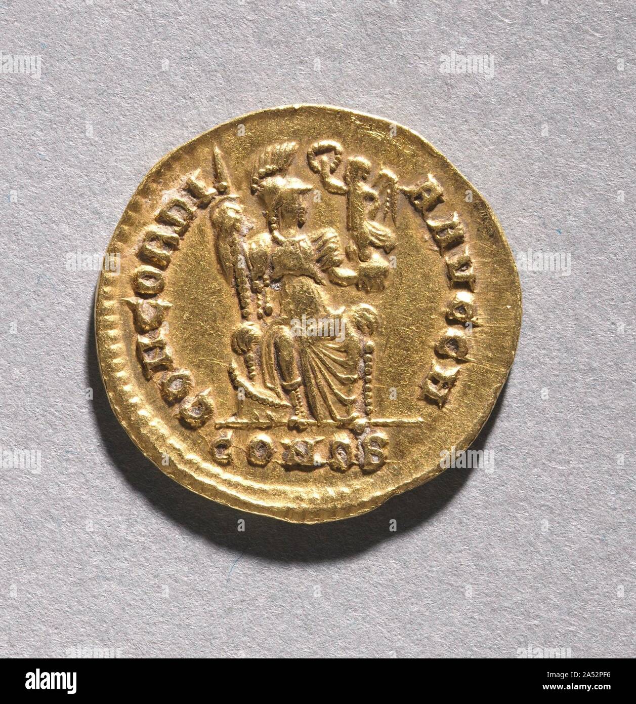 Tremissis of Honorius (reverse), 395-423. Byzantine Gold Coins The vast ...