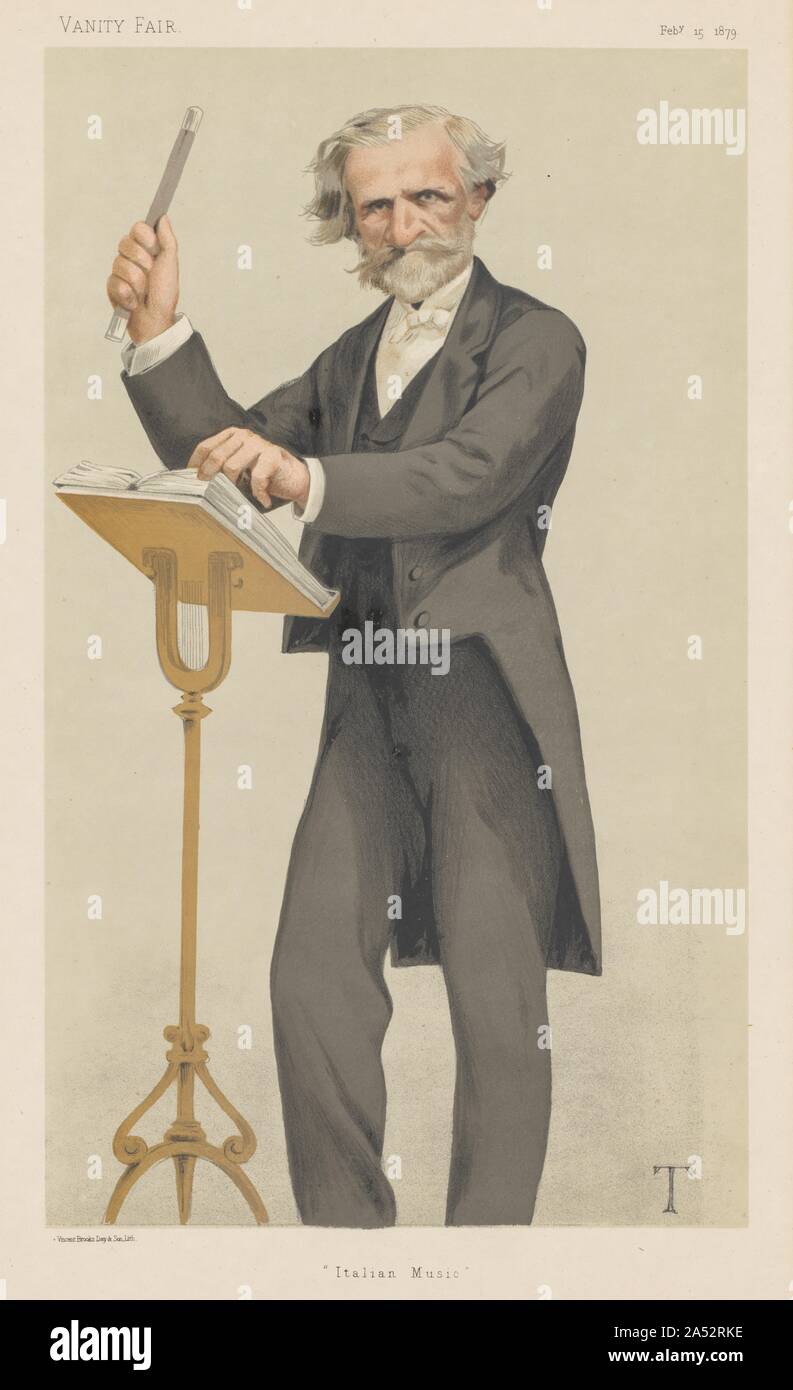 Vanity Fair: "Italian Music", 1879 Stock Photo - Alamy
