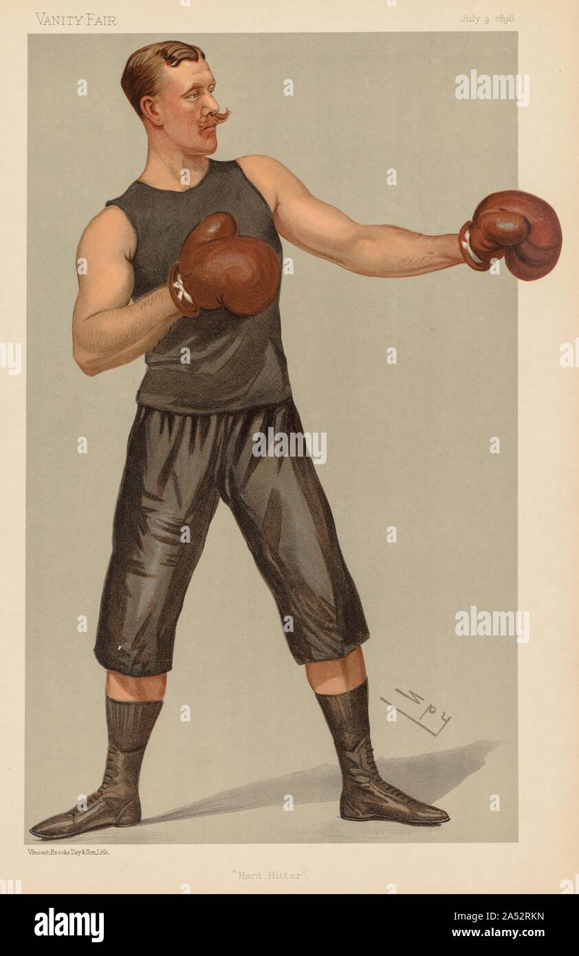 Vanity Fair: "Hard Hitter", 1896 Stock Photo - Alamy