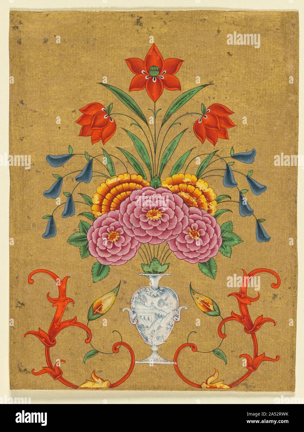 Gold scrollwork hi-res stock photography and images - Alamy