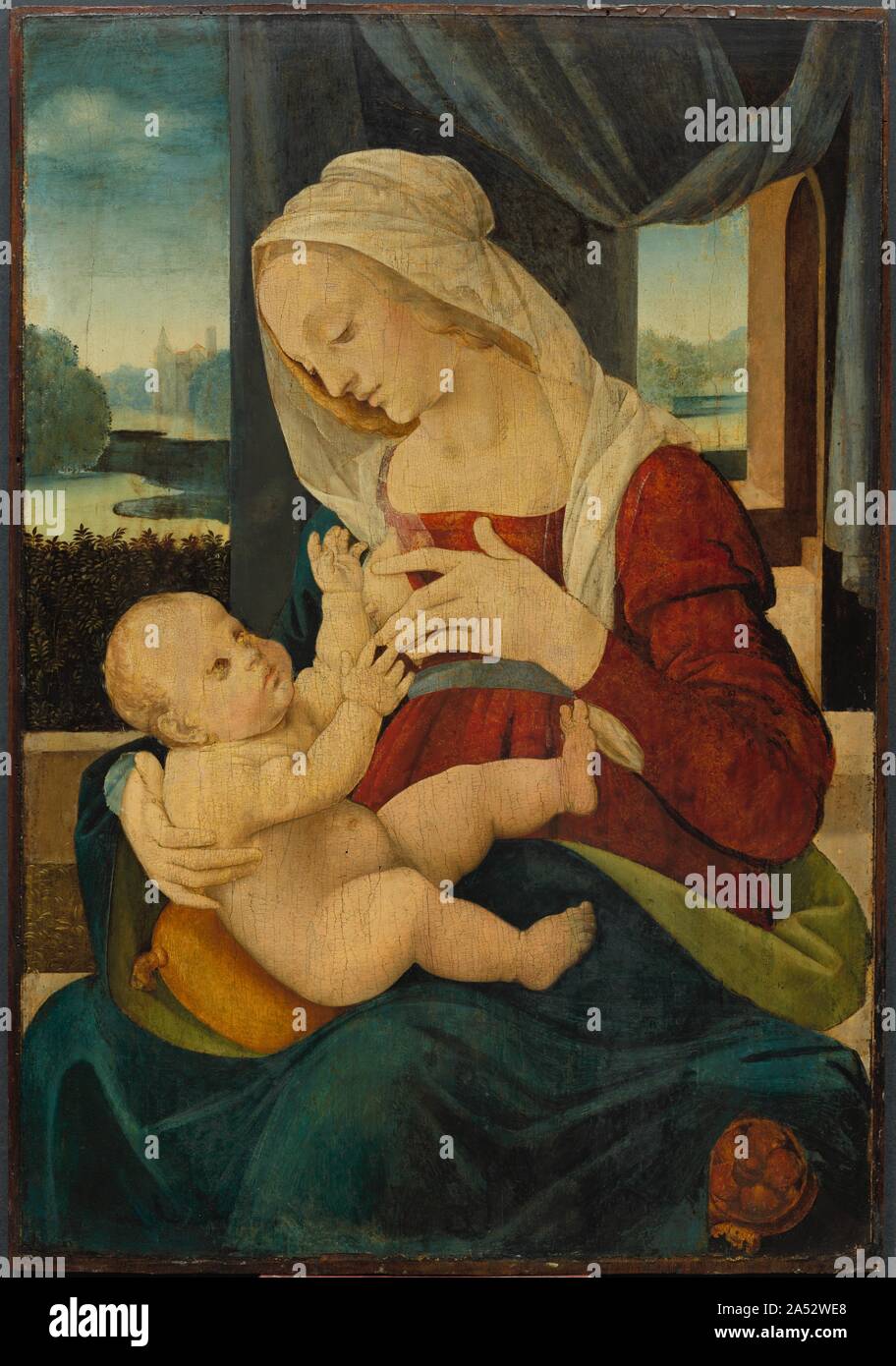 Virgin and Child, 1400s Stock Photo - Alamy