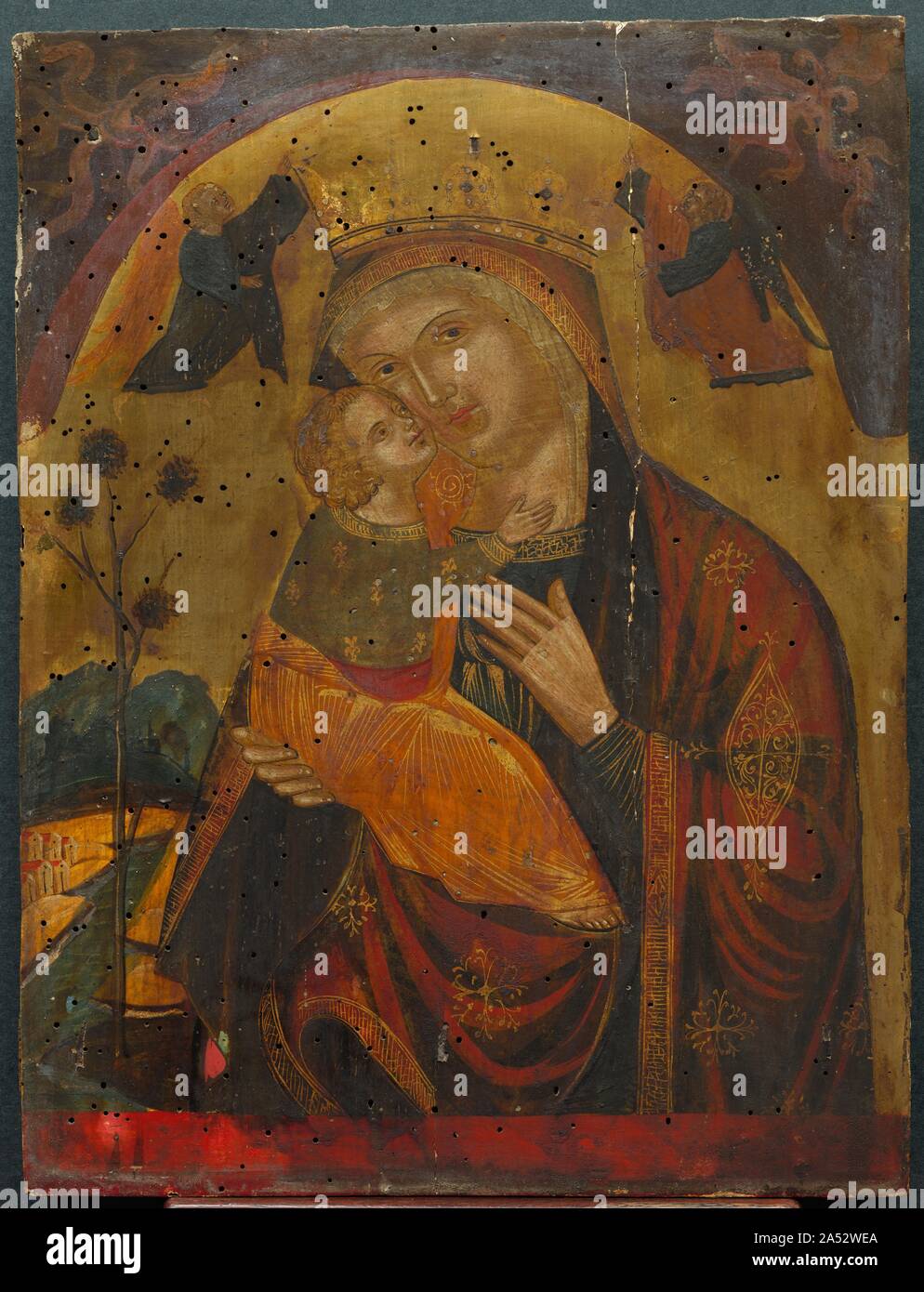 Virgin and Child, 1400s Stock Photo - Alamy