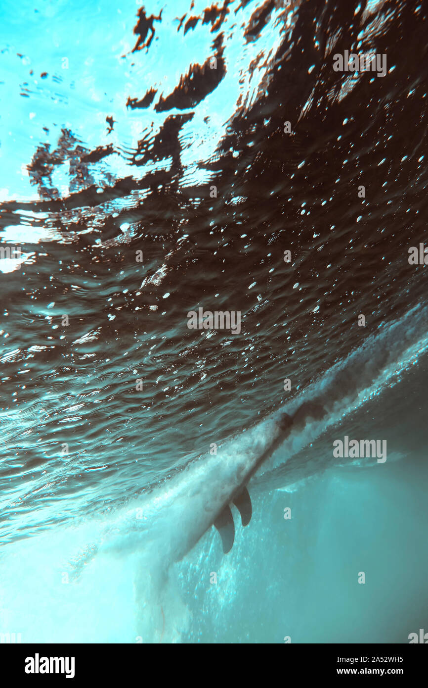 Underwater view surfer on surfboard hi-res stock photography and images ...