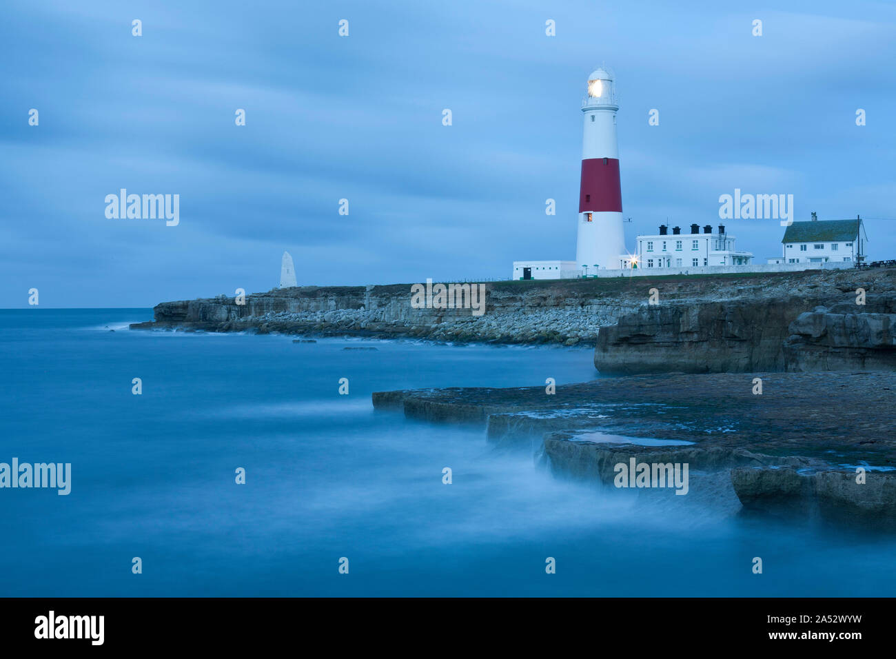 Portland Bill Lighthouse, Isle of Portland, Dorset, England Stock Photo ...