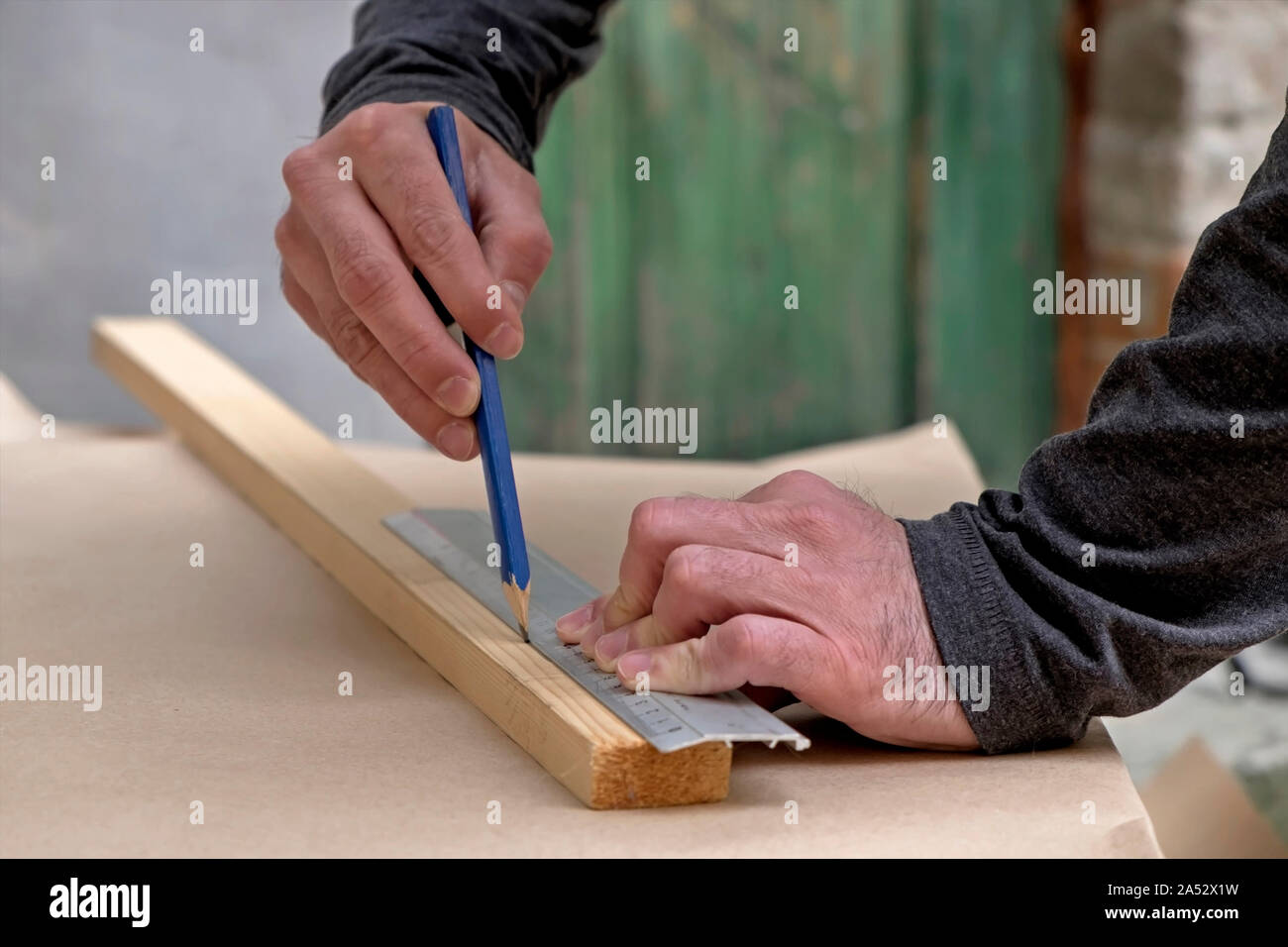 Wood working drawing hi-res stock photography and images - Alamy
