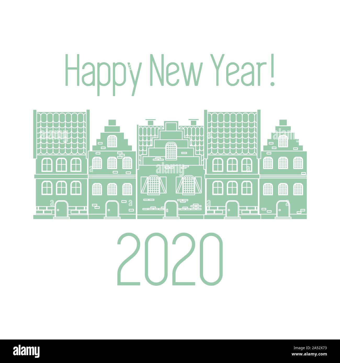 Winter landscape 2020 Cut Out Stock Images & Pictures - Alamy