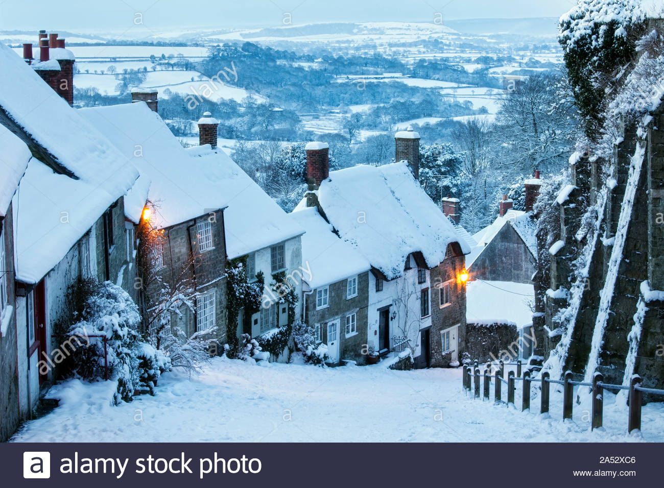 Gold Hill In Winter Snow Stock Photos & Gold Hill In Winter Snow Stock ...
