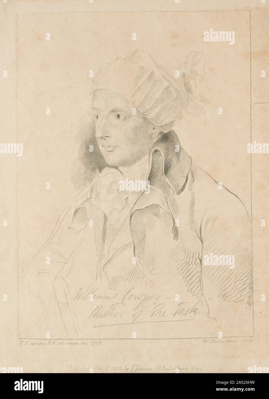 William Cowper, 1802 Stock Photo - Alamy