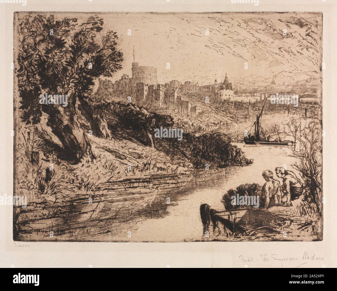 Windsor Castle, 1878 Stock Photo - Alamy