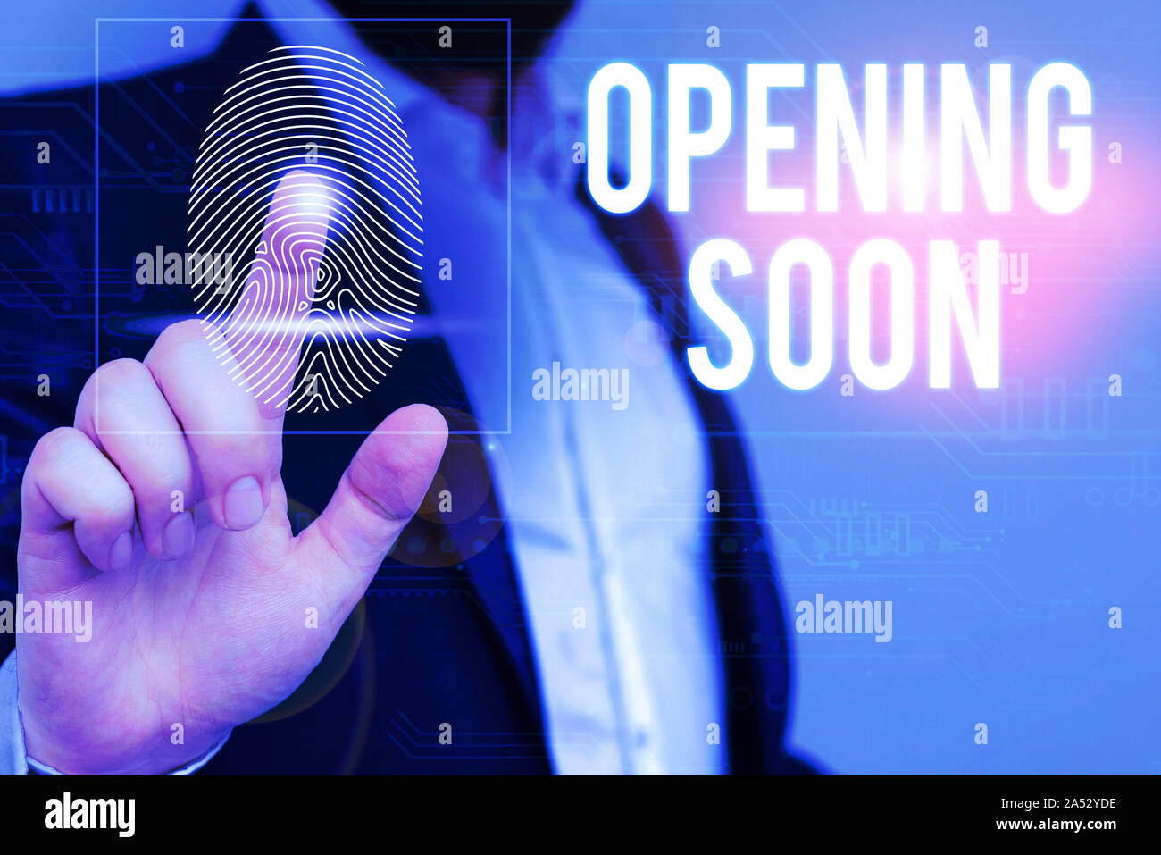 Writing note showing Opening Soon. Business concept for Going to be ...