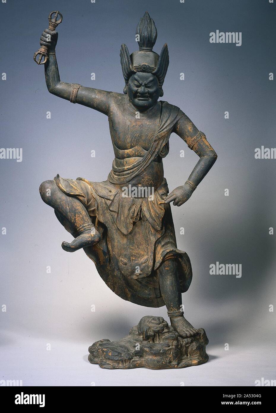 Zao Gongen, 13th century. The Shugendo sect, popular in the mountain ...