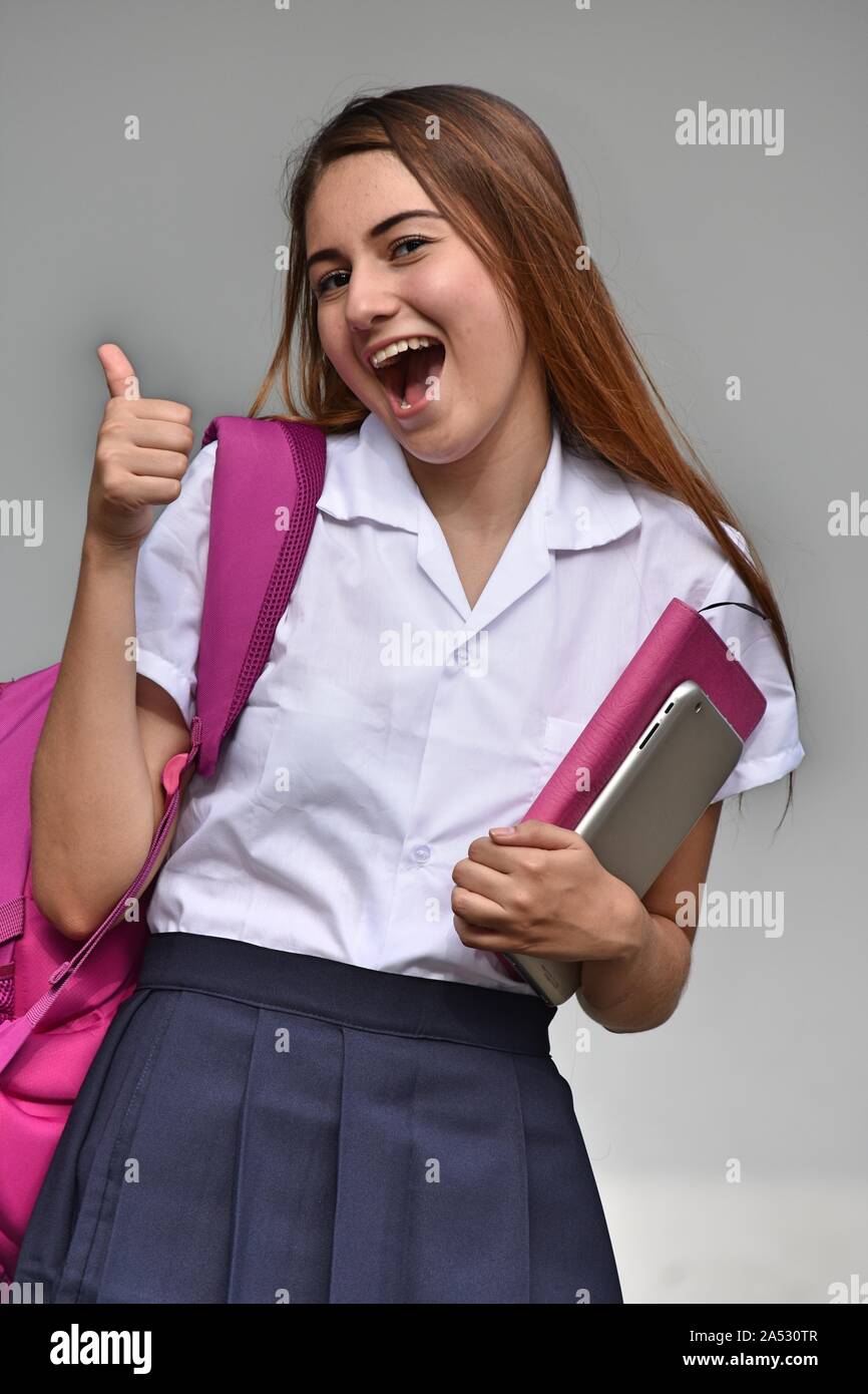 An Excited Catholic Colombian Person Stock Photo - Alamy