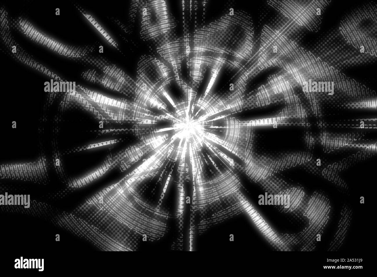Space hyperspace Black and White Stock Photos & Images - Alamy