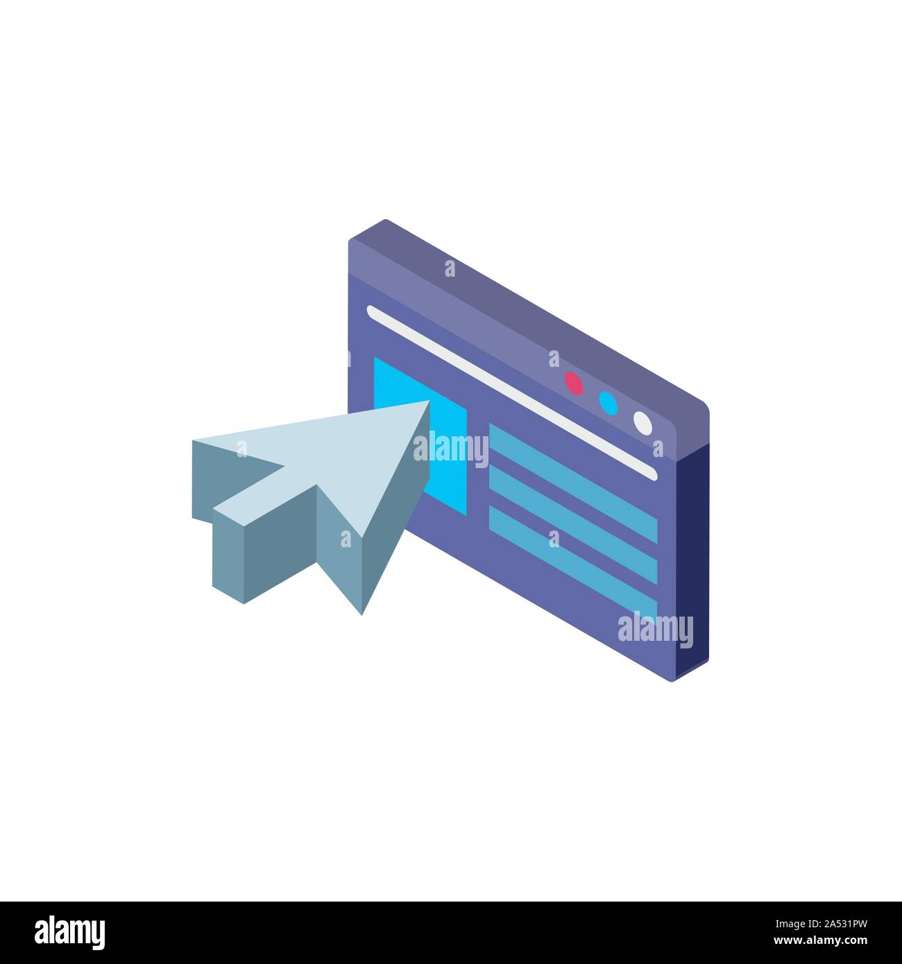 Website icon design, Digital technology communication social media ...