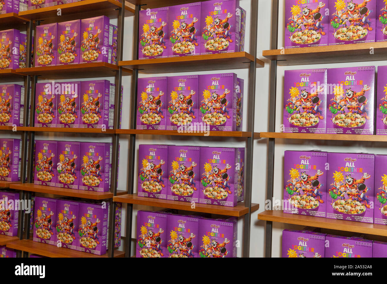 New York, NY - October 17, 2019: Atmosphere during Spirit Day in ...