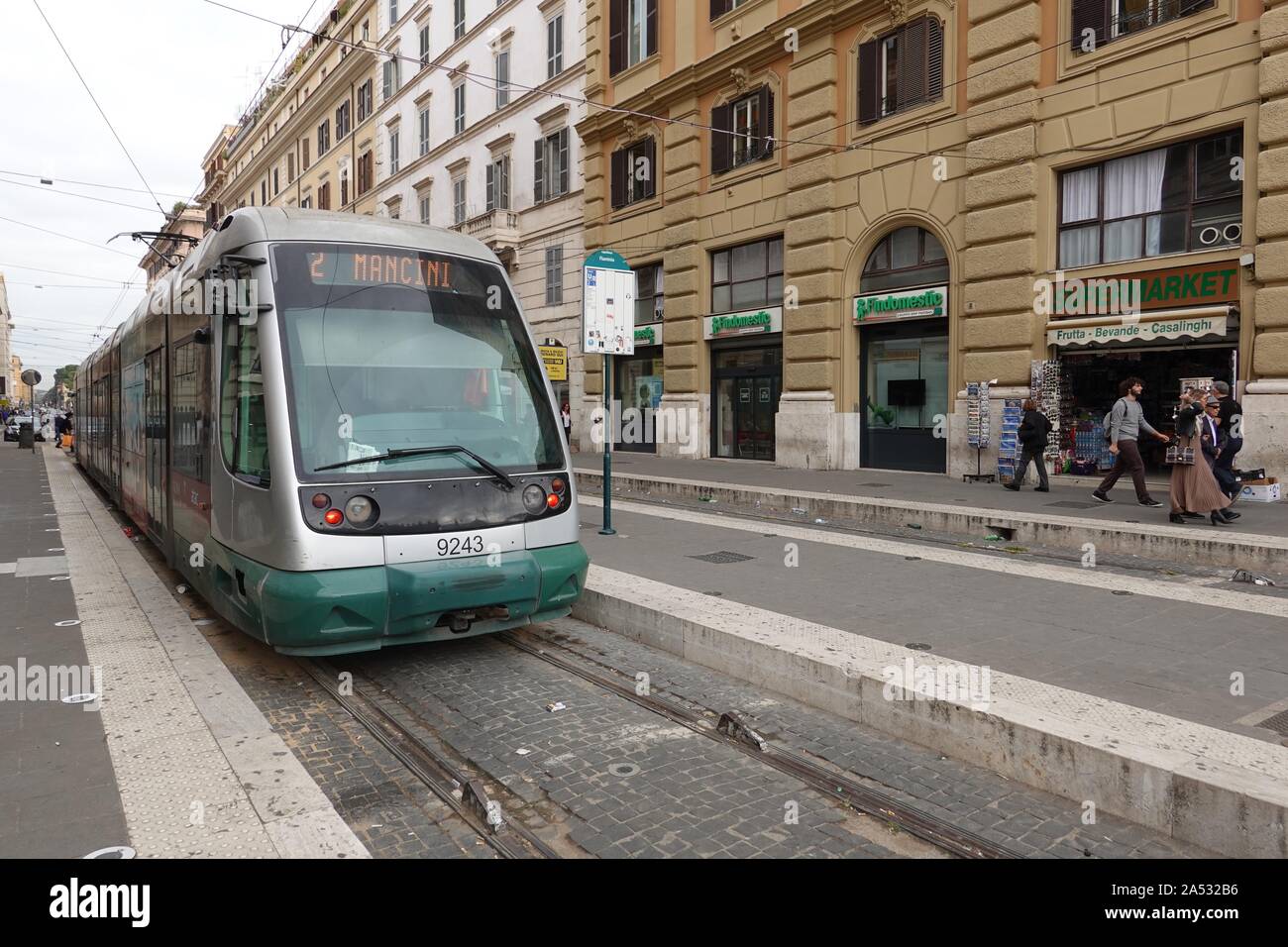 Tram in rome hi-res stock photography and images - Alamy