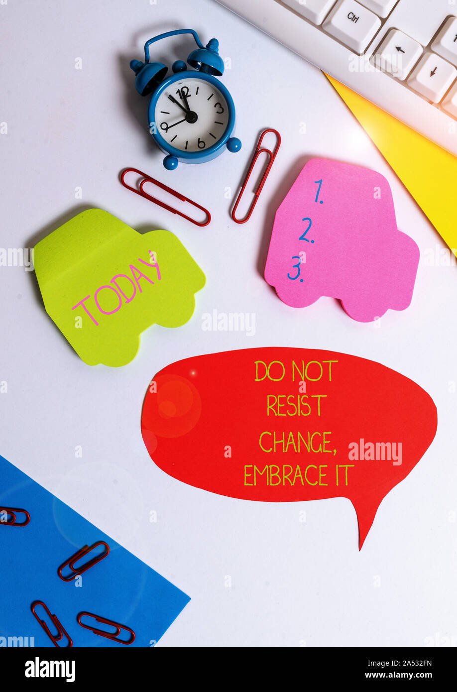 Word writing text Do Not Resist Change Embrace It. Business photo ...
