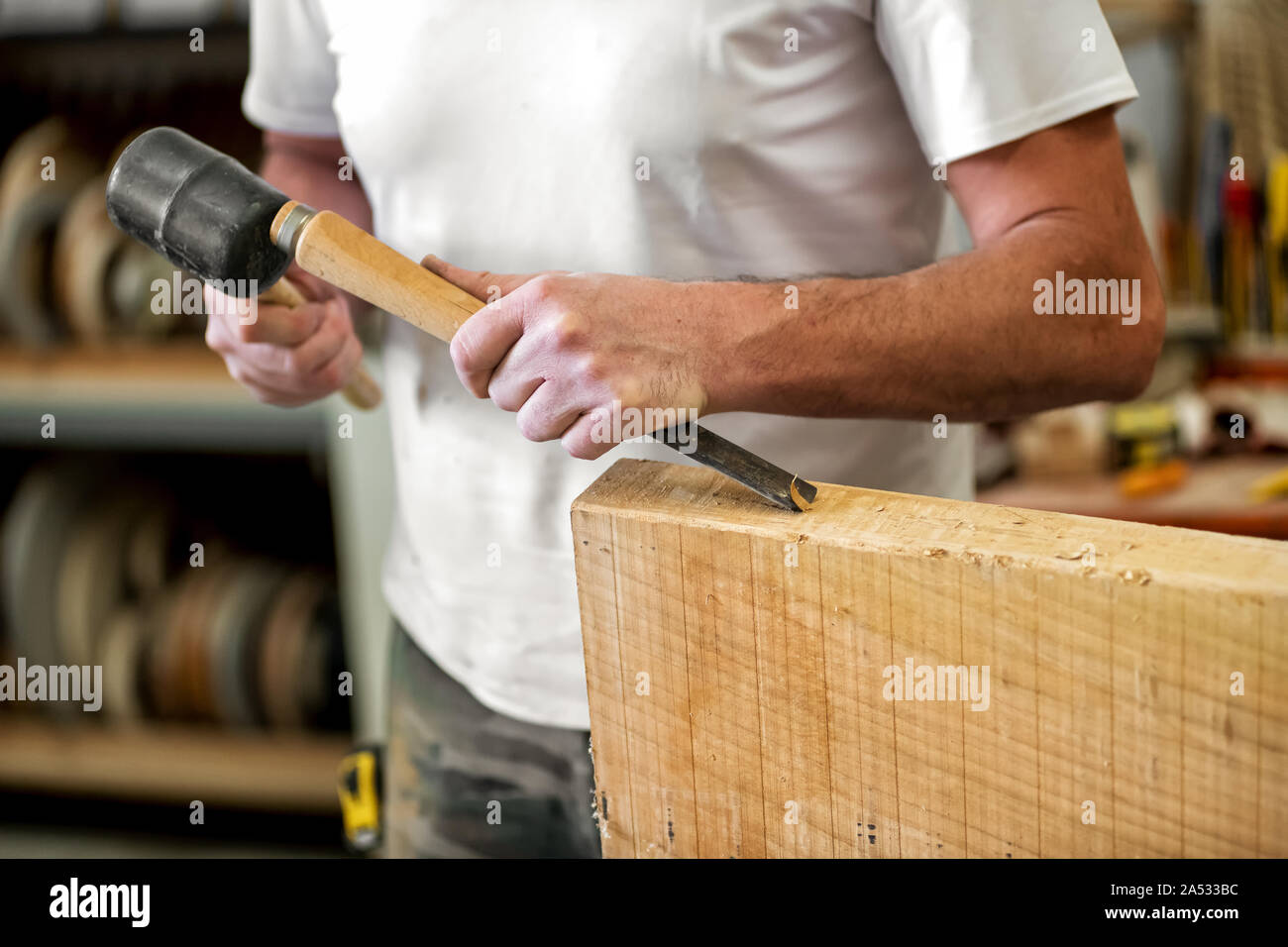 Beveled chisel hi-res stock photography and images - Alamy