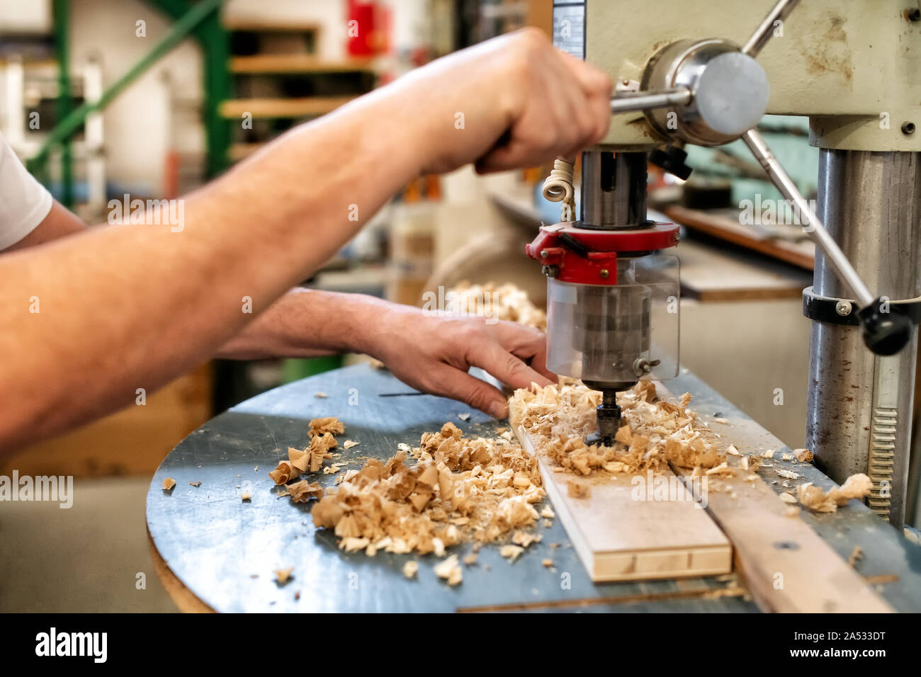 Wood shavings carpenter hi-res stock photography and images - Alamy