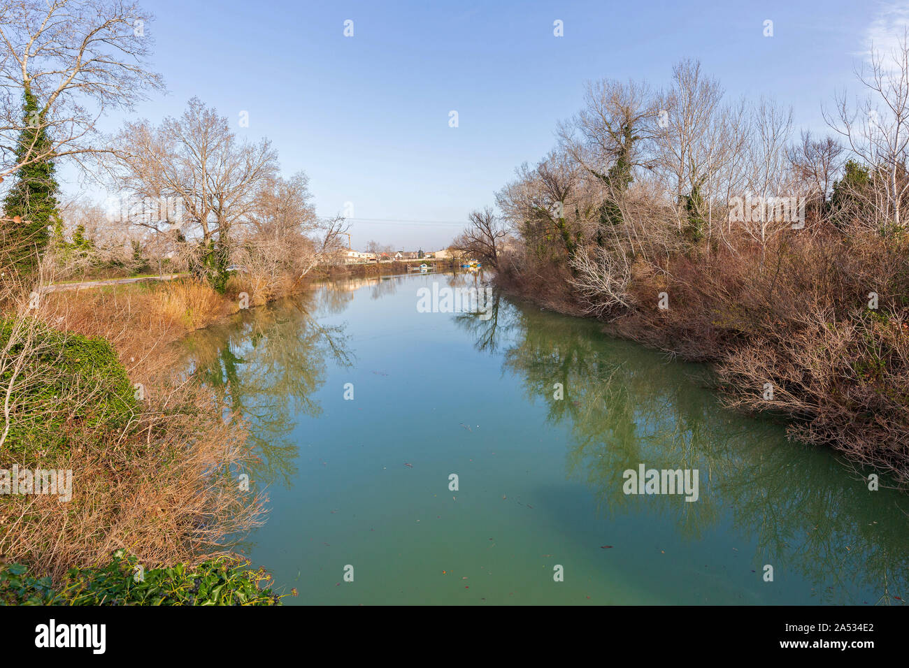Famous Channel Water Way in Arles France Stock Photo - Alamy