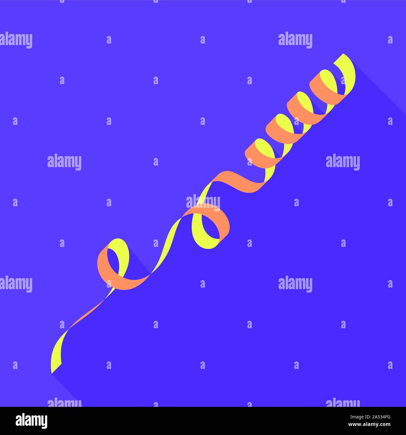 Cute serpentine icon. Flat illustration of cute serpentine vector icon ...
