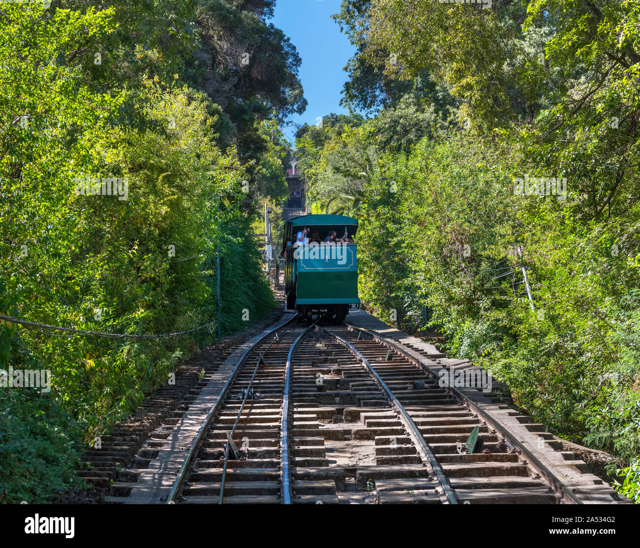 Funicular railway santiago chile hi-res stock photography and images ...