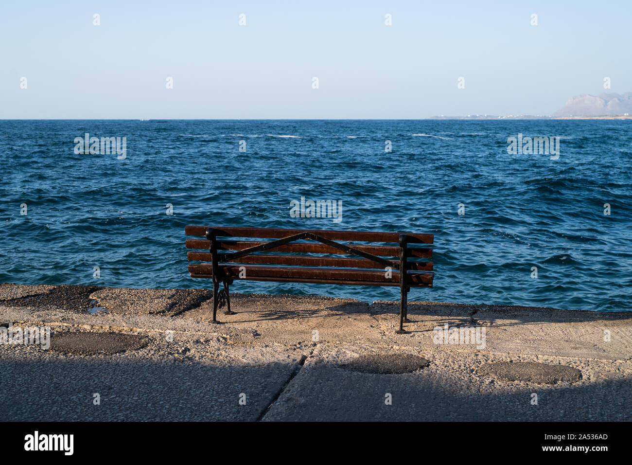 Greek bench hi-res stock photography and images - Alamy