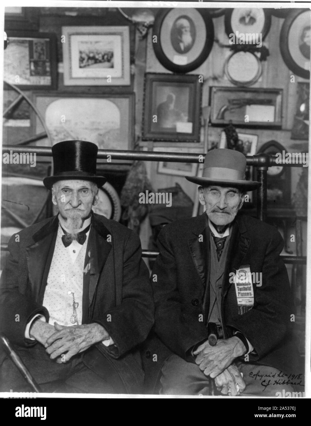 Old settlers Black and White Stock Photos & Images - Alamy