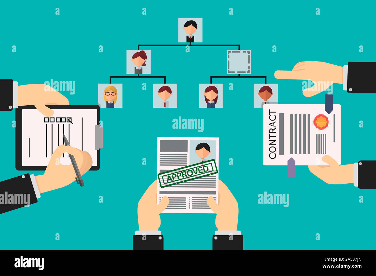 Office position chart hi-res stock photography and images - Alamy