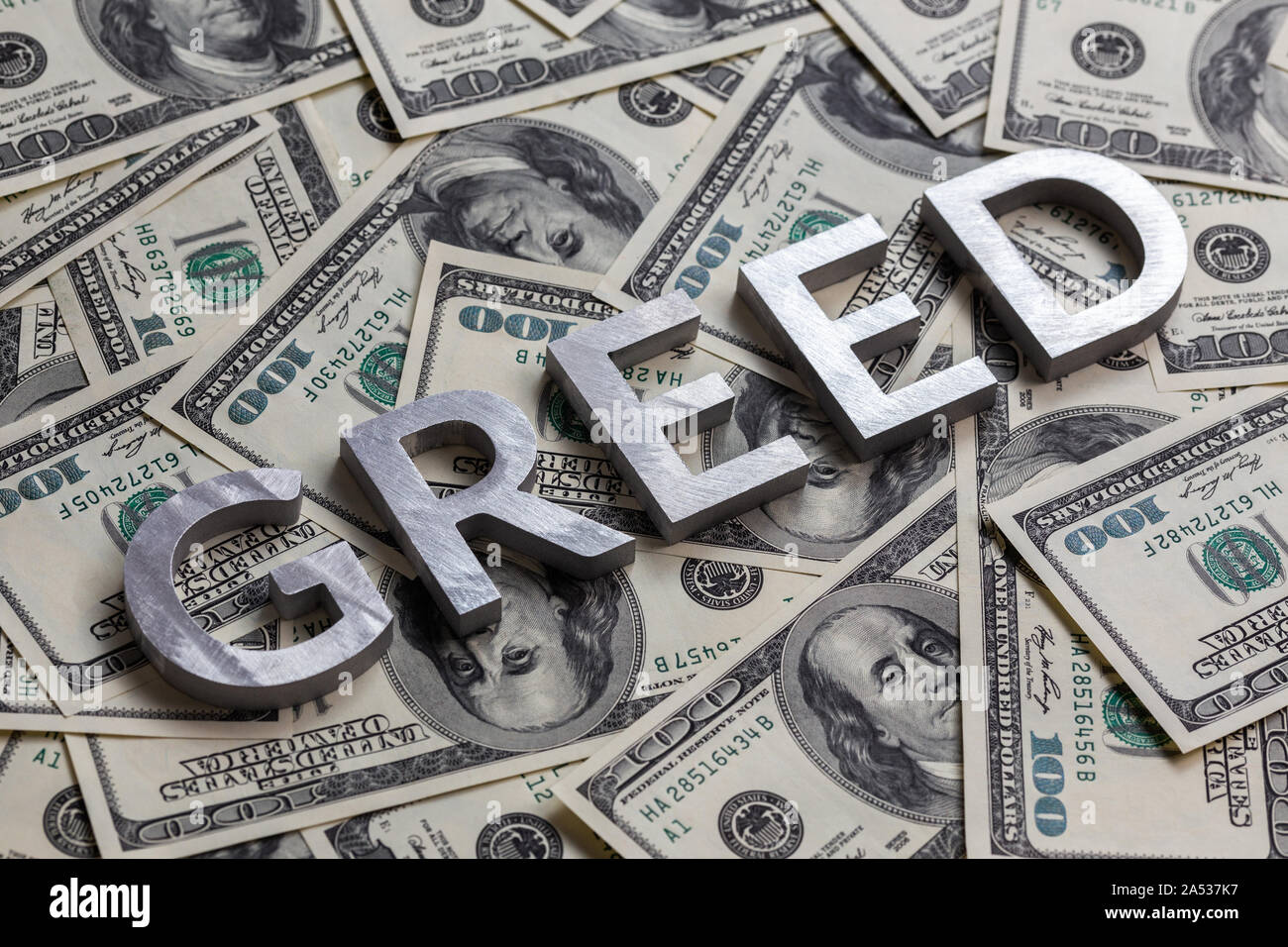 Greed control hi-res stock photography and images - Alamy