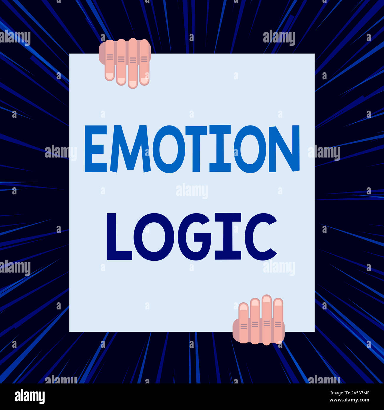 Handwriting text writing Emotion Logic. Conceptual photo Heart or Brain ...