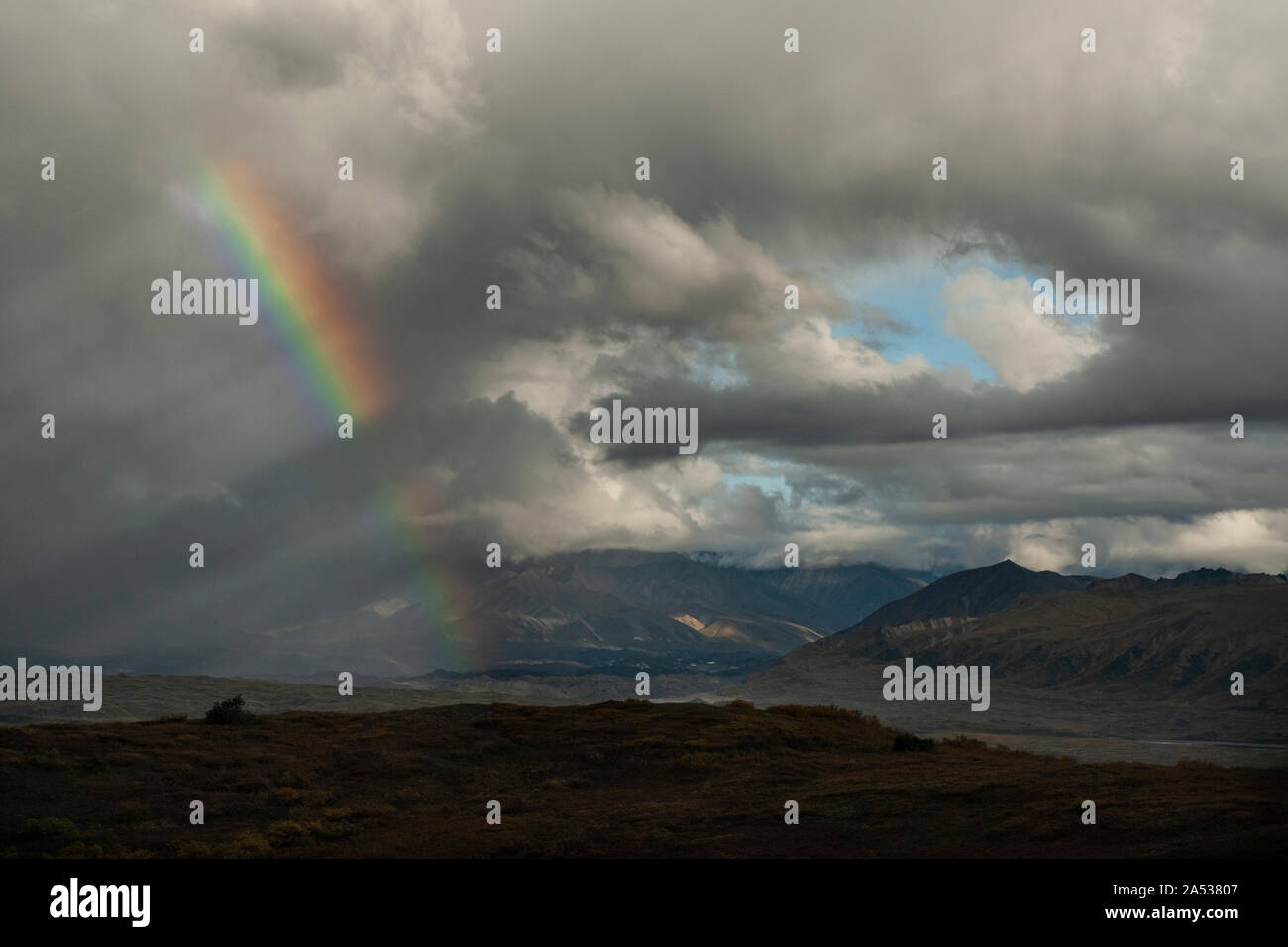 North America; United States; Alaska; Alaska Range Mountains; Denali ...