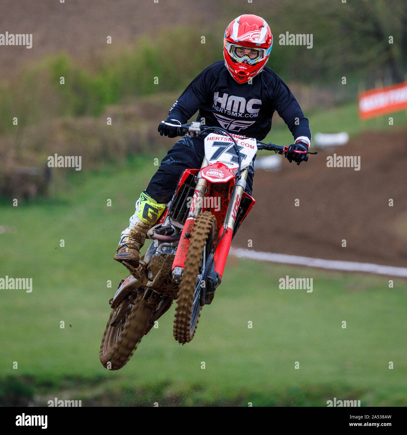 Patrick Major on his MMX74Coaching Husqvana during the MX1 Maxxis ...