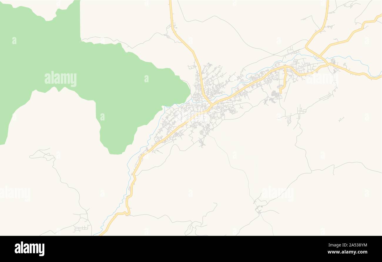 Printable street map of Lubuklinggau, Province South Sumatra, Indonesia ...