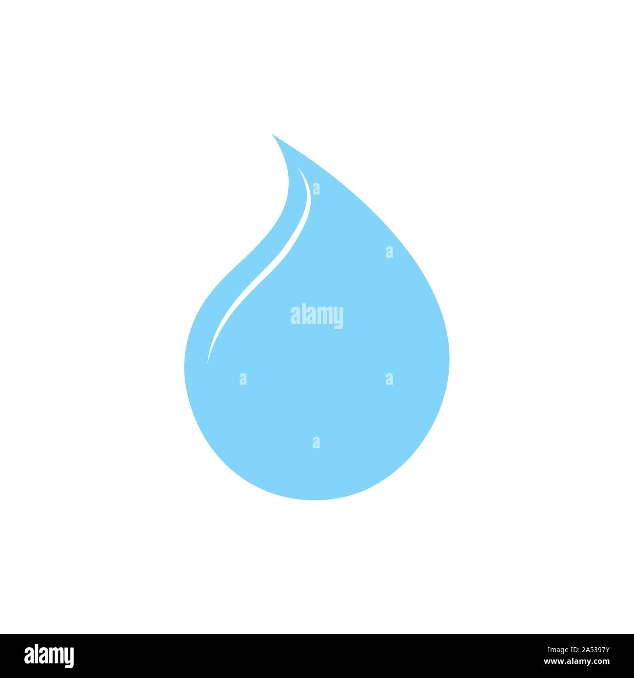 Water drop design, Clean liquid drink wet kitchen and home theme Vector ...