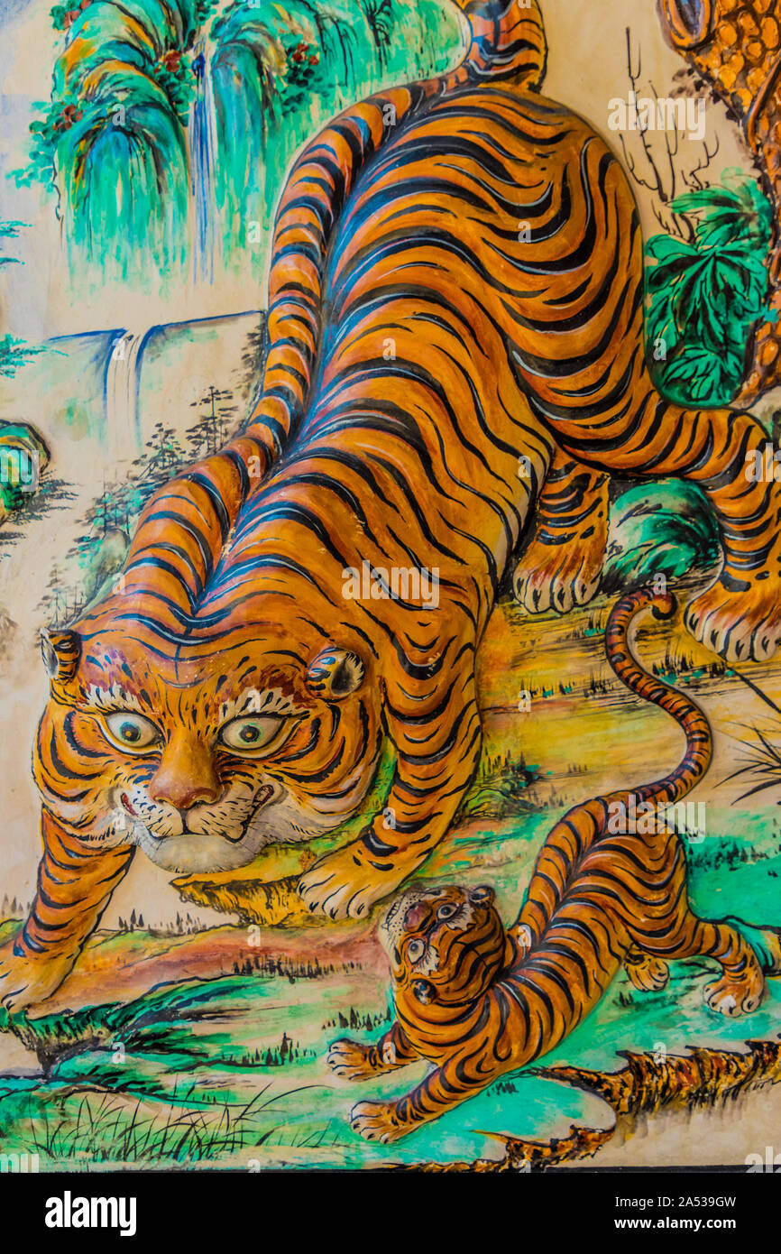 hock teik cheng sin temple in George Town Malaysia Stock Photo - Alamy