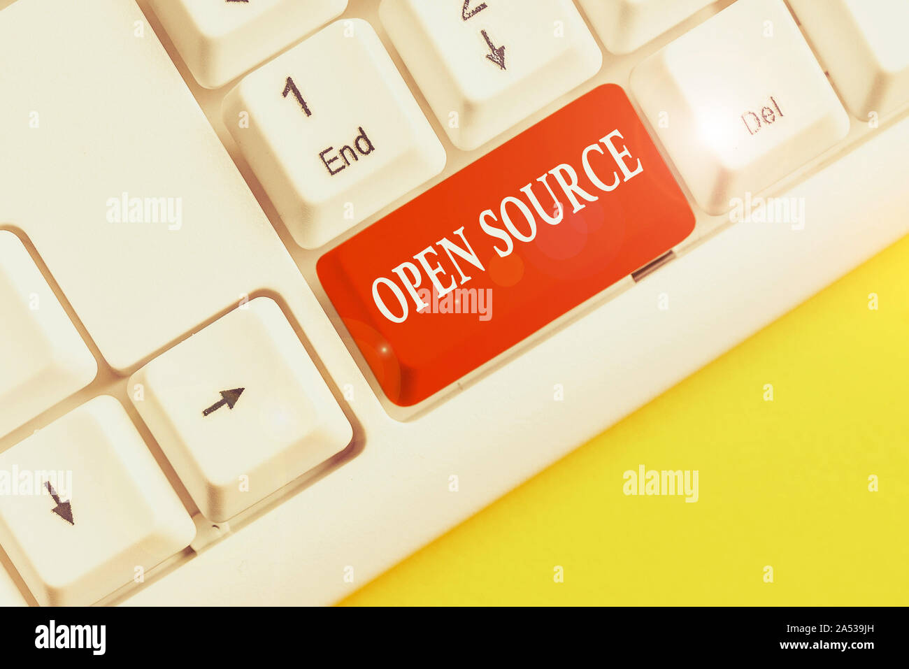 Word writing text Open Source. Business photo showcasing denoting ...