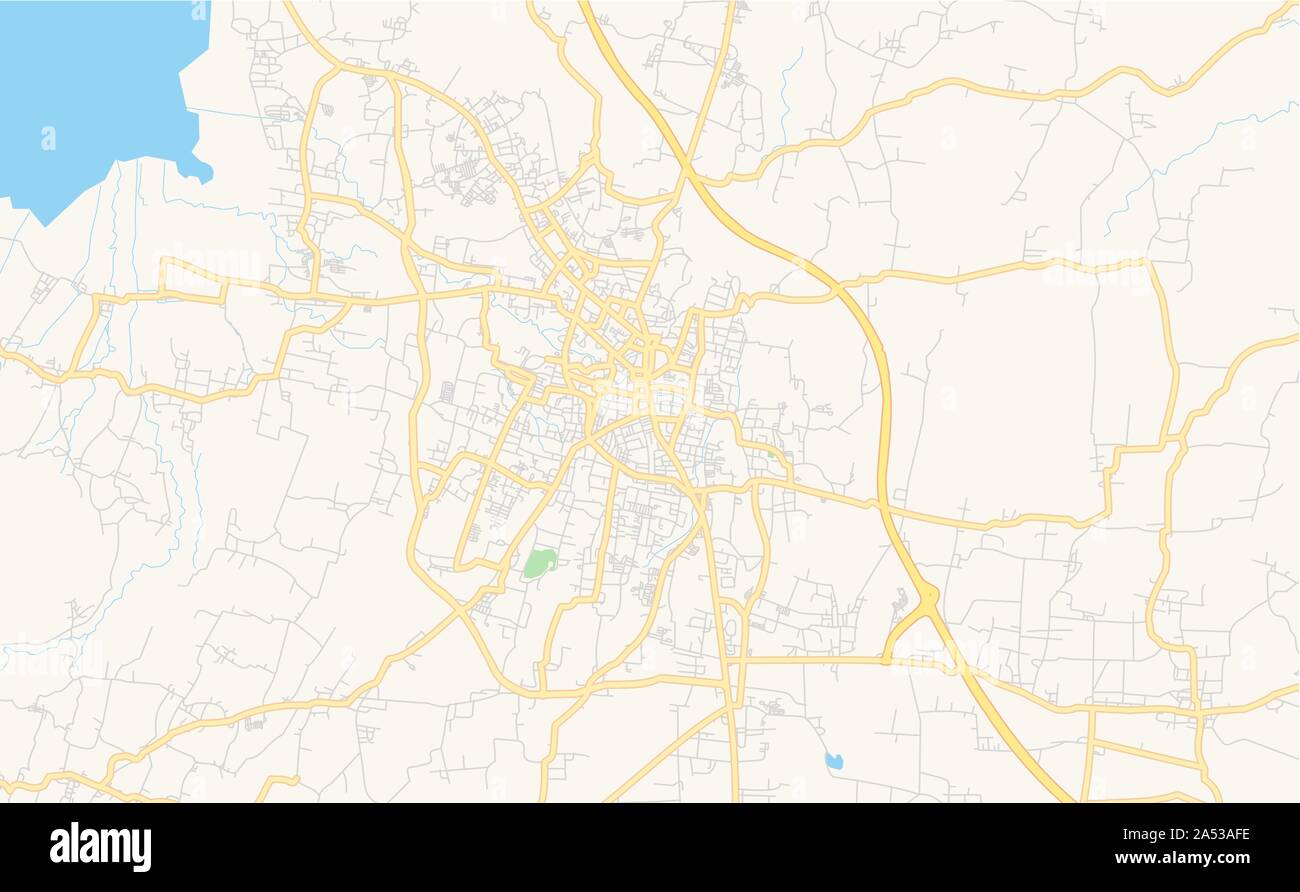 Salatiga Indonesia Map