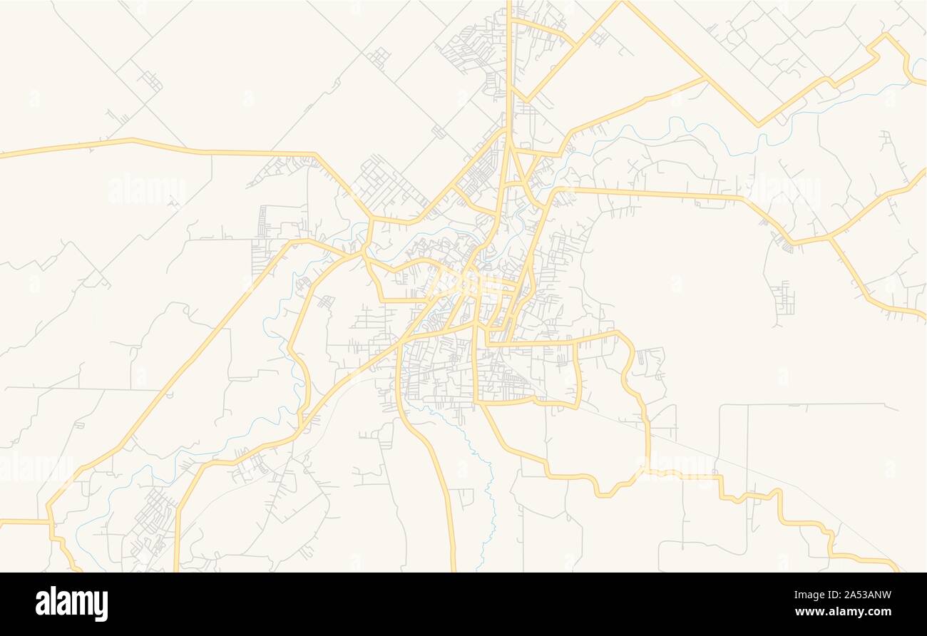 Printable street map of Tebing Tinggi, Province North Sumatra ...
