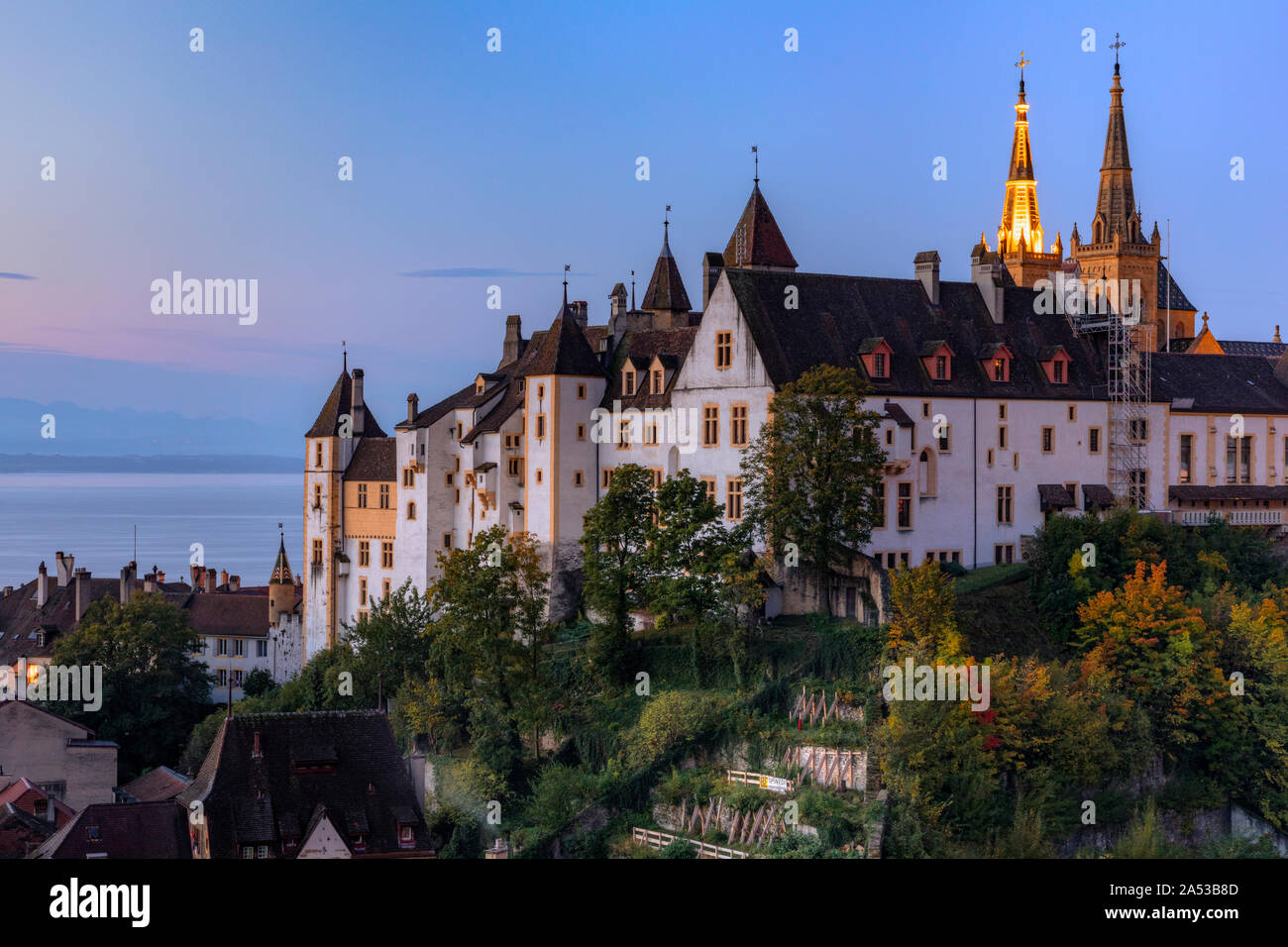 Neuchatel castle hi-res stock photography and images - Alamy
