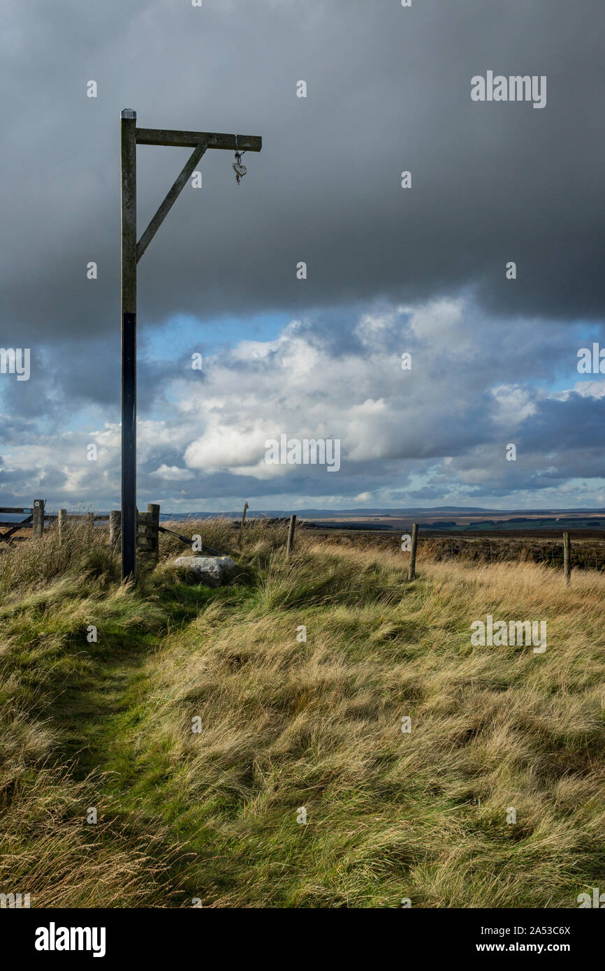 Winters gibbet elsdon hi-res stock photography and images - Alamy
