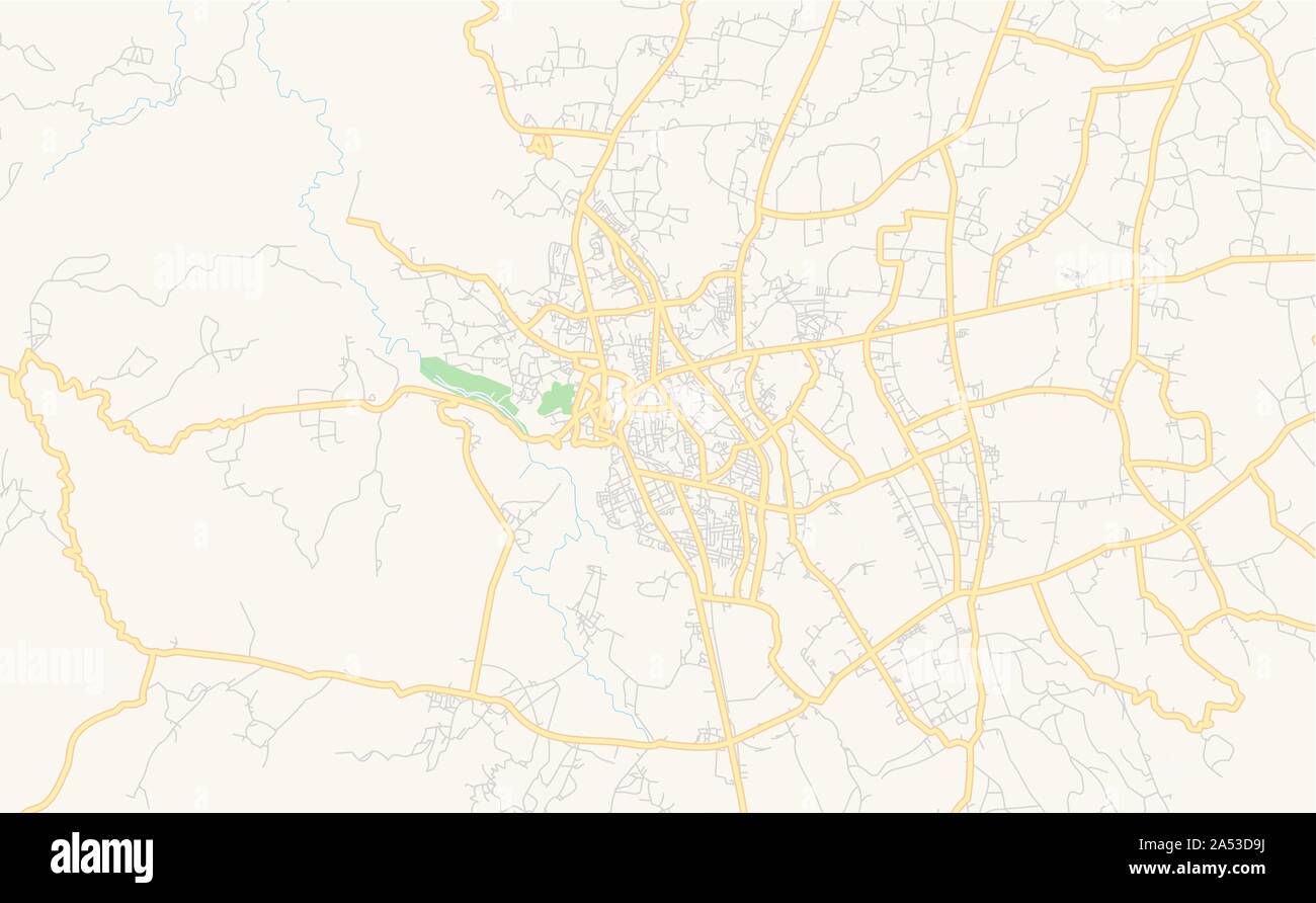 Printable street map of Bukittinggi, Province West Sumatra, Indonesia ...