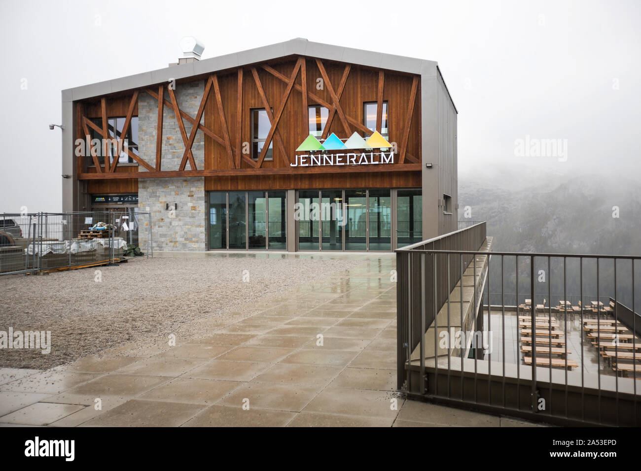 jenneralm mountain peak station jenner bavaria germany Stock Photo - Alamy