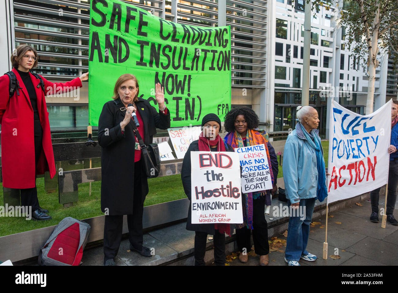 London, UK. 17 October, 2019. Emma Dent Coad, Labour MP for the ...