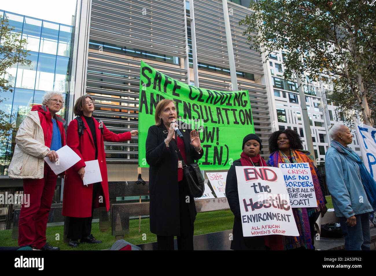London, UK. 17 October, 2019. Emma Dent Coad, Labour MP for the ...