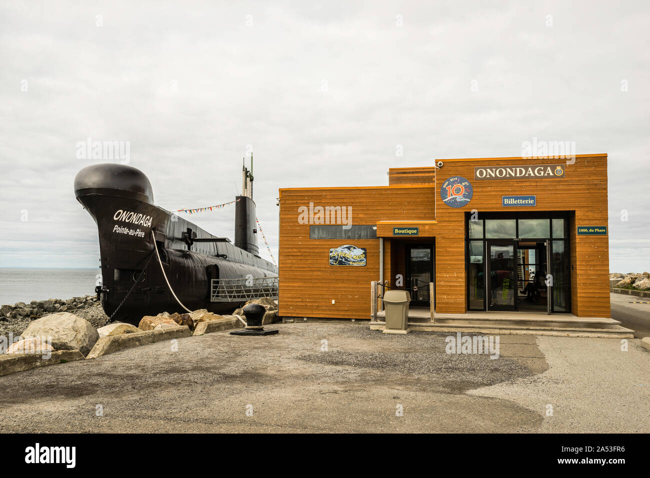 Pointe-au-Père Maritime Historic Site Rimouski, Quebec, CA Stock Photo ...