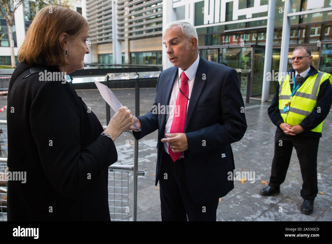 London, UK. 17 October, 2019. Emma Dent Coad, Labour MP for the ...