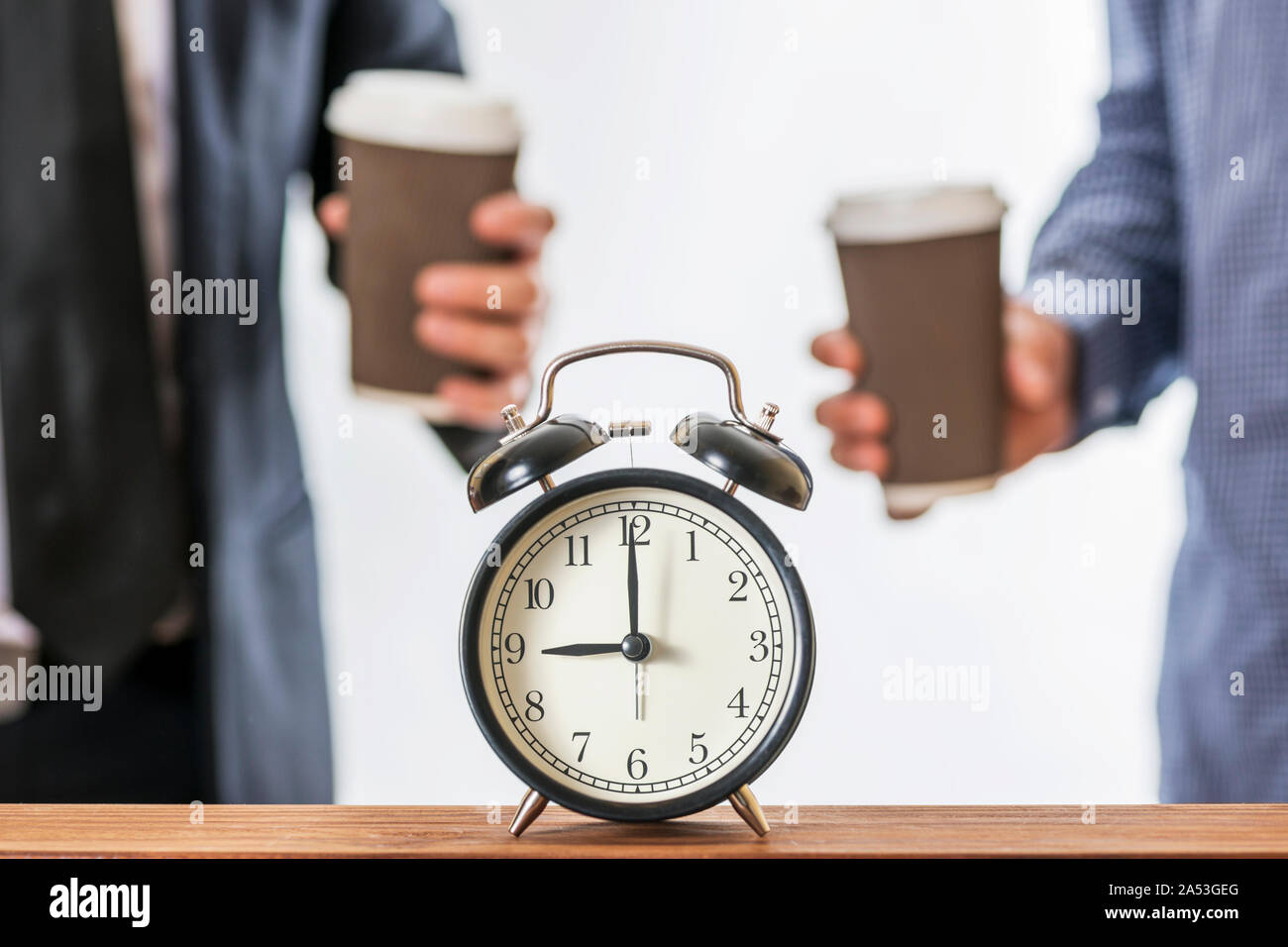 Work break clock hi-res stock photography and images - Alamy