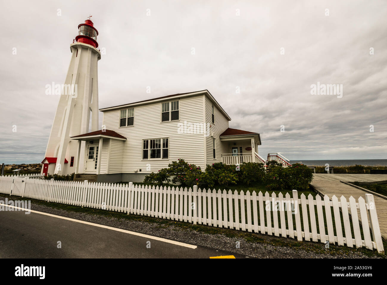 Pointe-au-Père Maritime Historic Site Rimouski, Quebec, CA Stock Photo ...